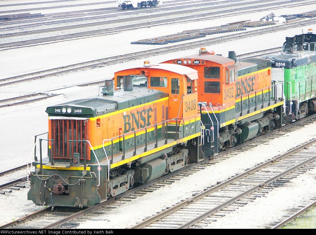 BNSF 3408 and 3452